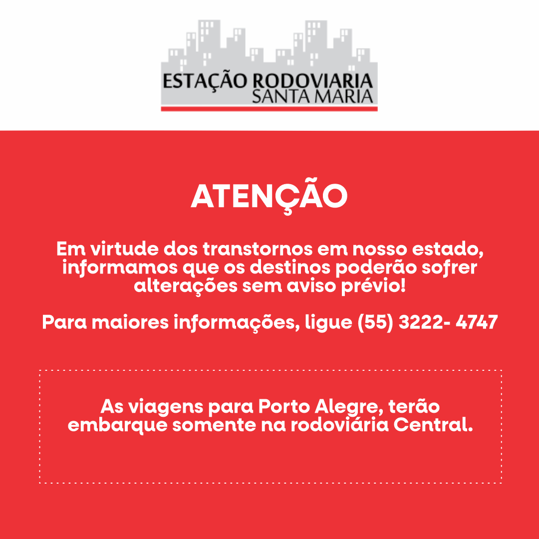 Site Oficial Estação Rodoviária de Santa Maria RS